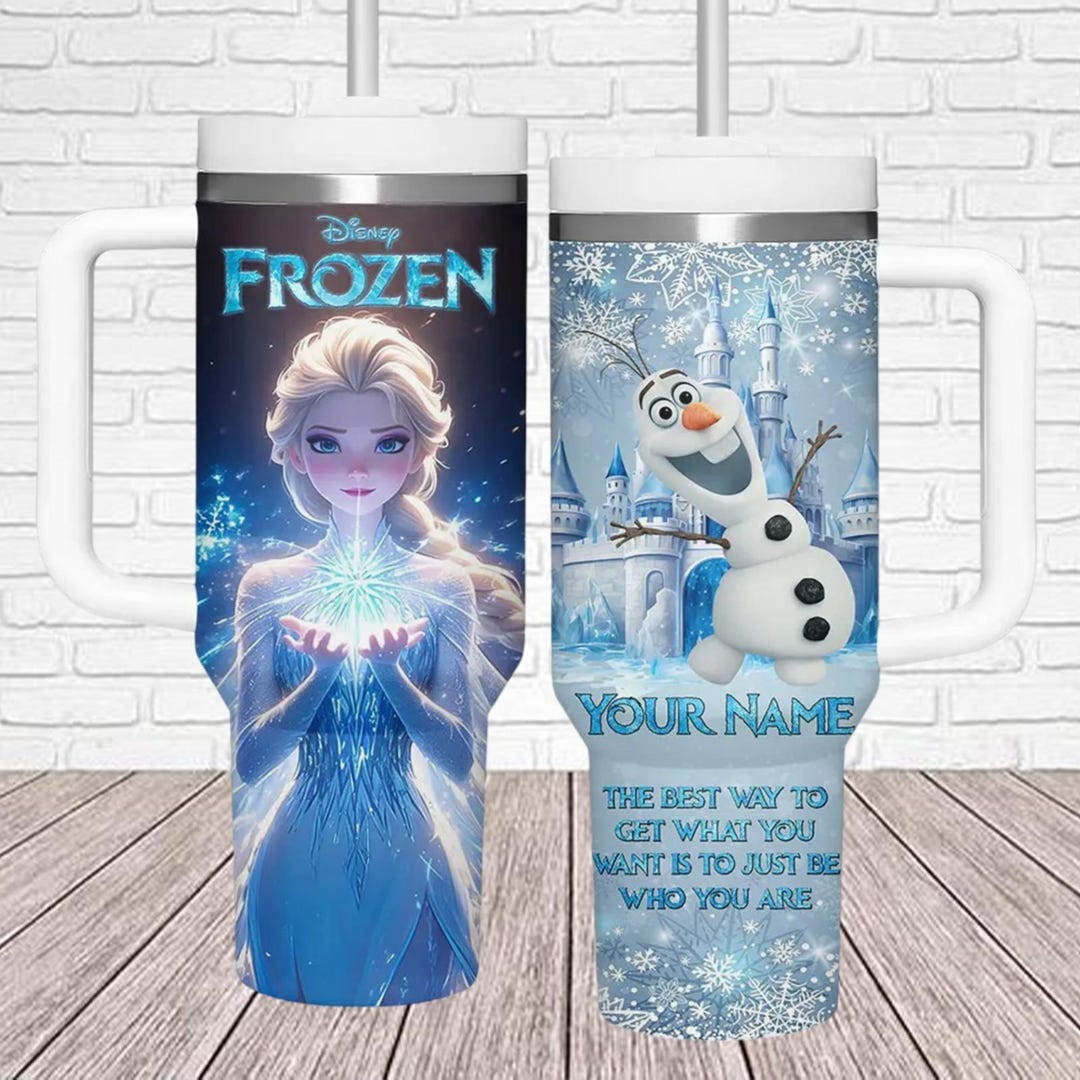 Disney Frozen Tumbler 40 Oz, Custom Frozen Olaf Tumbler Cup, Disney ...