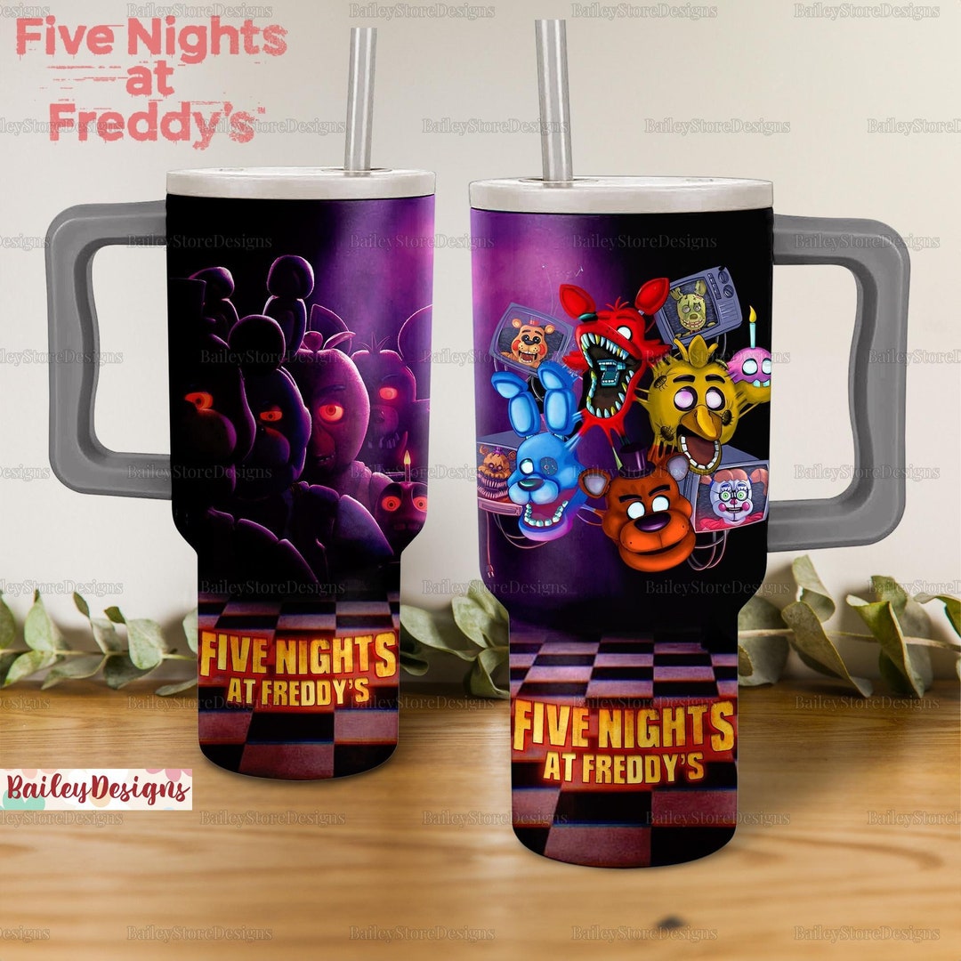 Five Nights at Freddys Tumbler, Freddy Fazbear Tumbler 40oz, Horror ...