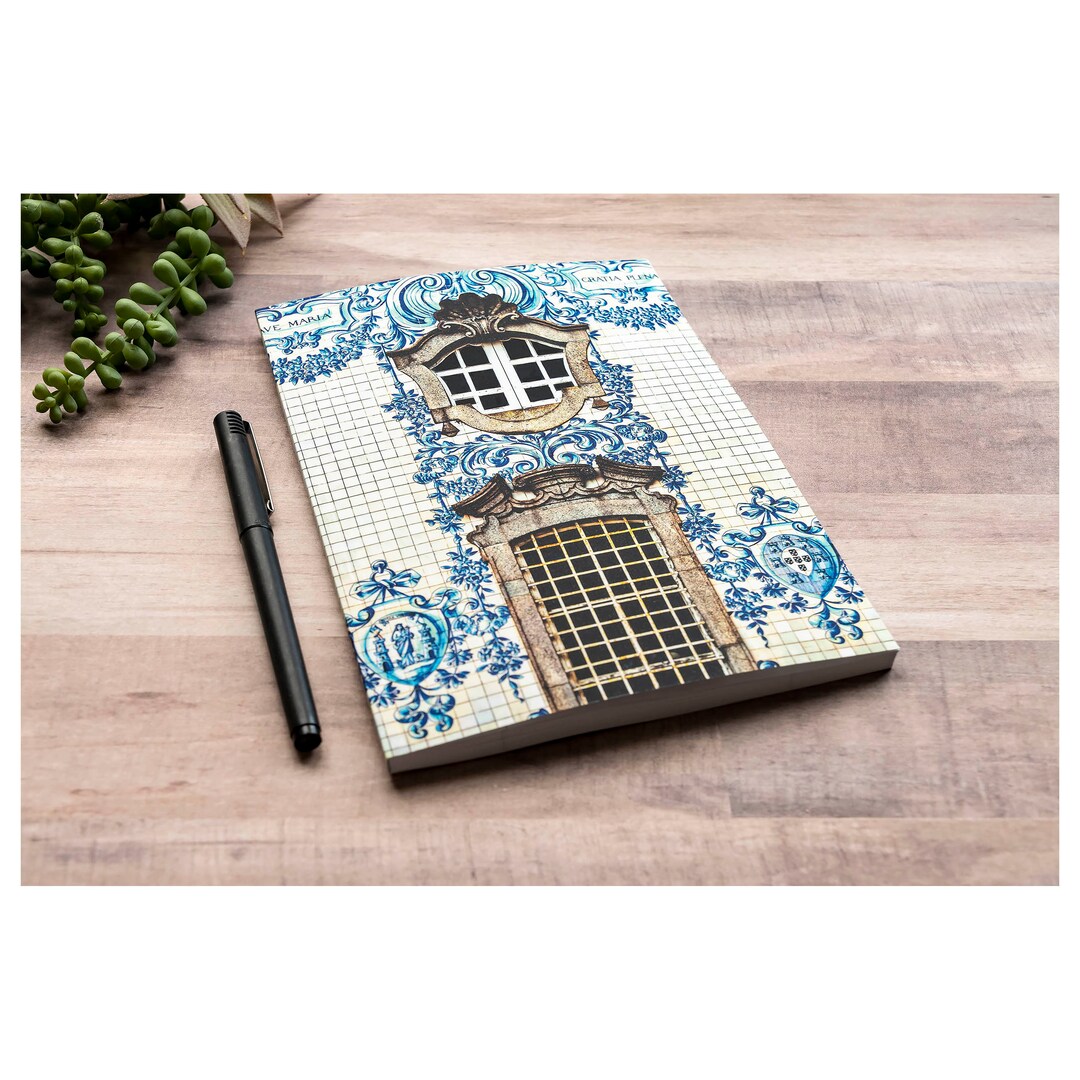 Portuguese Tile Ruled Notebook, Portugal Travel Journal, Porto Photo ...
