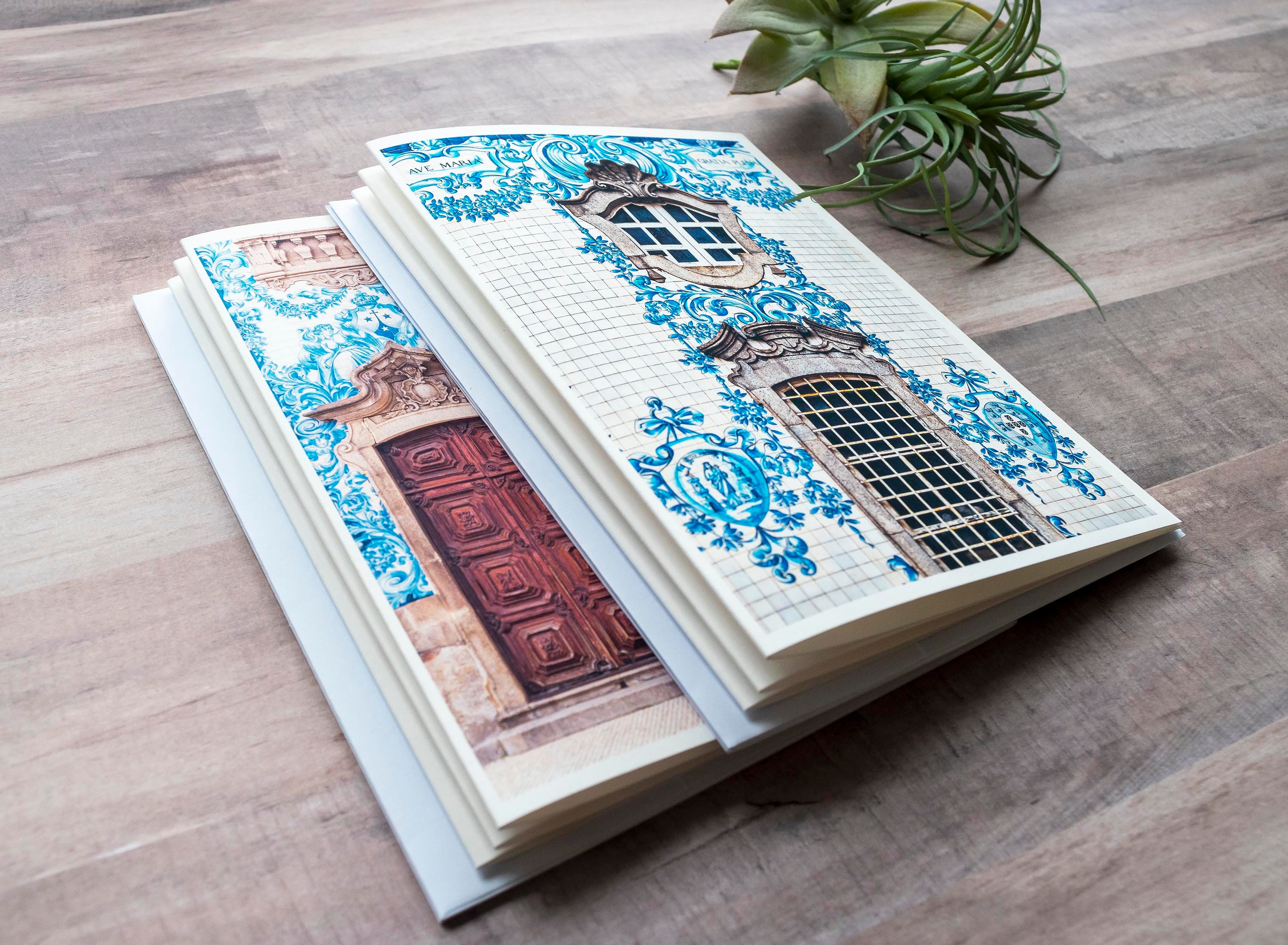 Portugal Photo Card Set With Envelopes, Porto Church Art Cards ...