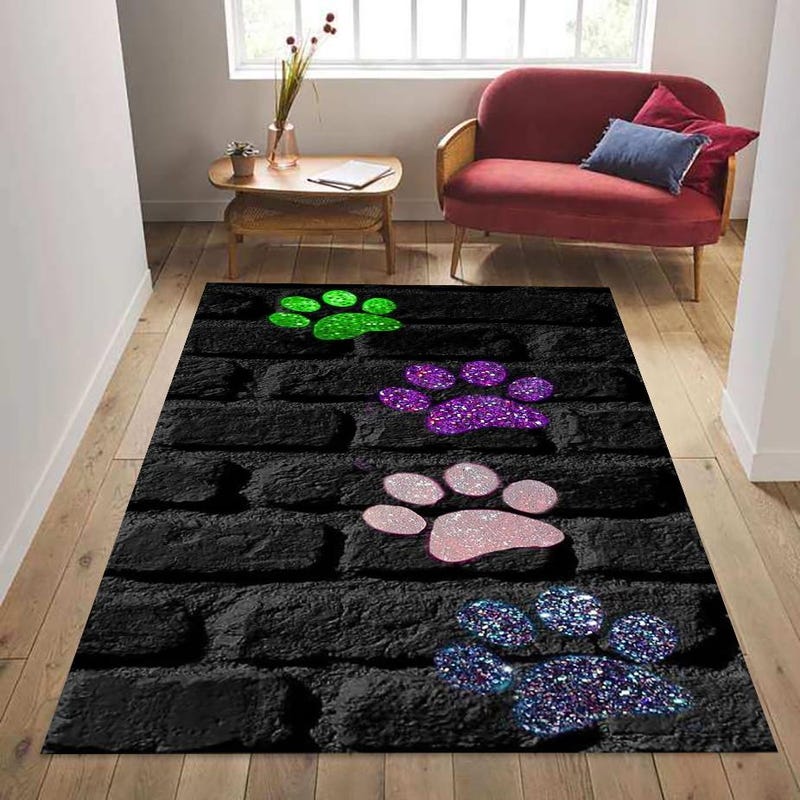Paw Rug - Etsy