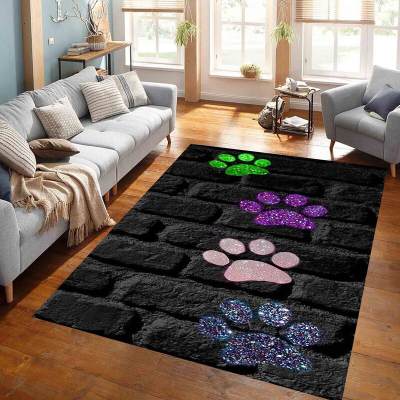 Paw Rug - Etsy
