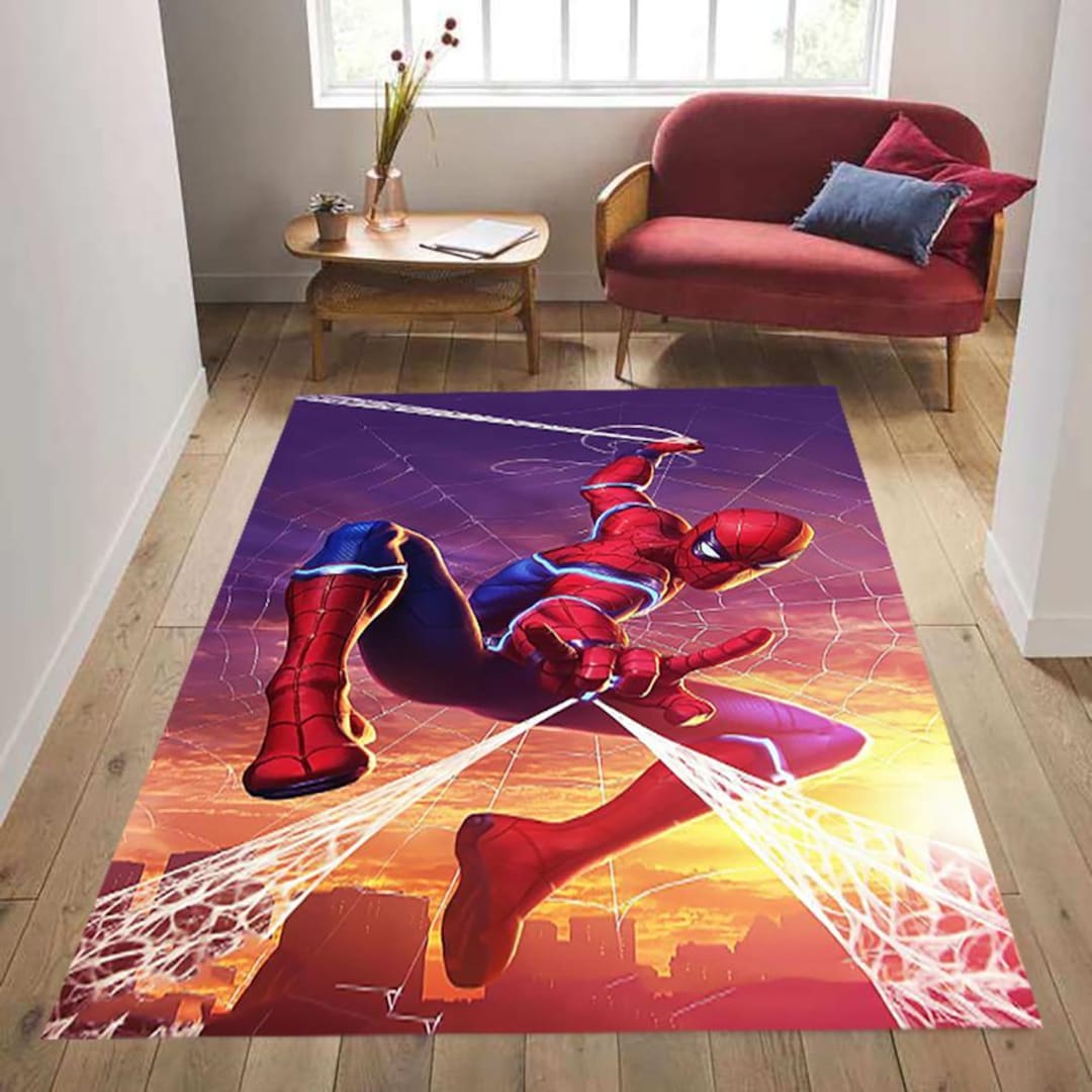 Spider-man Rug, Avenger Rug, Super Hero Rug, Legendary Rug, Fantastic ...