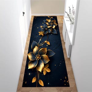 Floral Runner Rug, Runner Rug2x8, Hallway Rug, Gift Hallway Rug ...