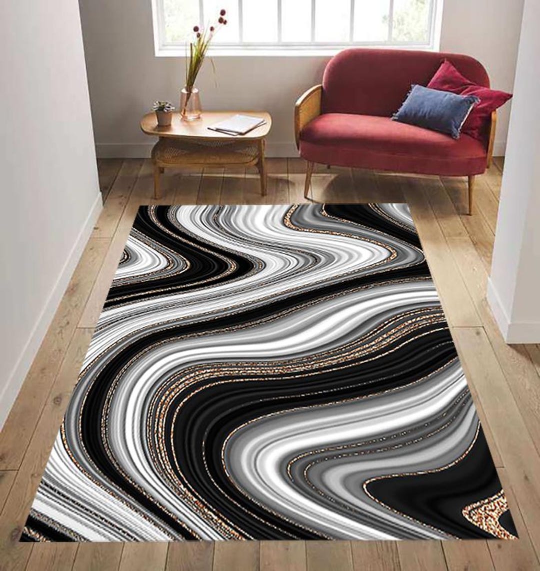 Geometric Rug, Modern Rug, ,popular Rug, Salon Area Rug, Non-slip Rug ...