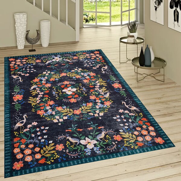 Flower Rug - Etsy