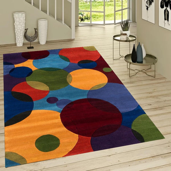 Geometric Rug - Etsy