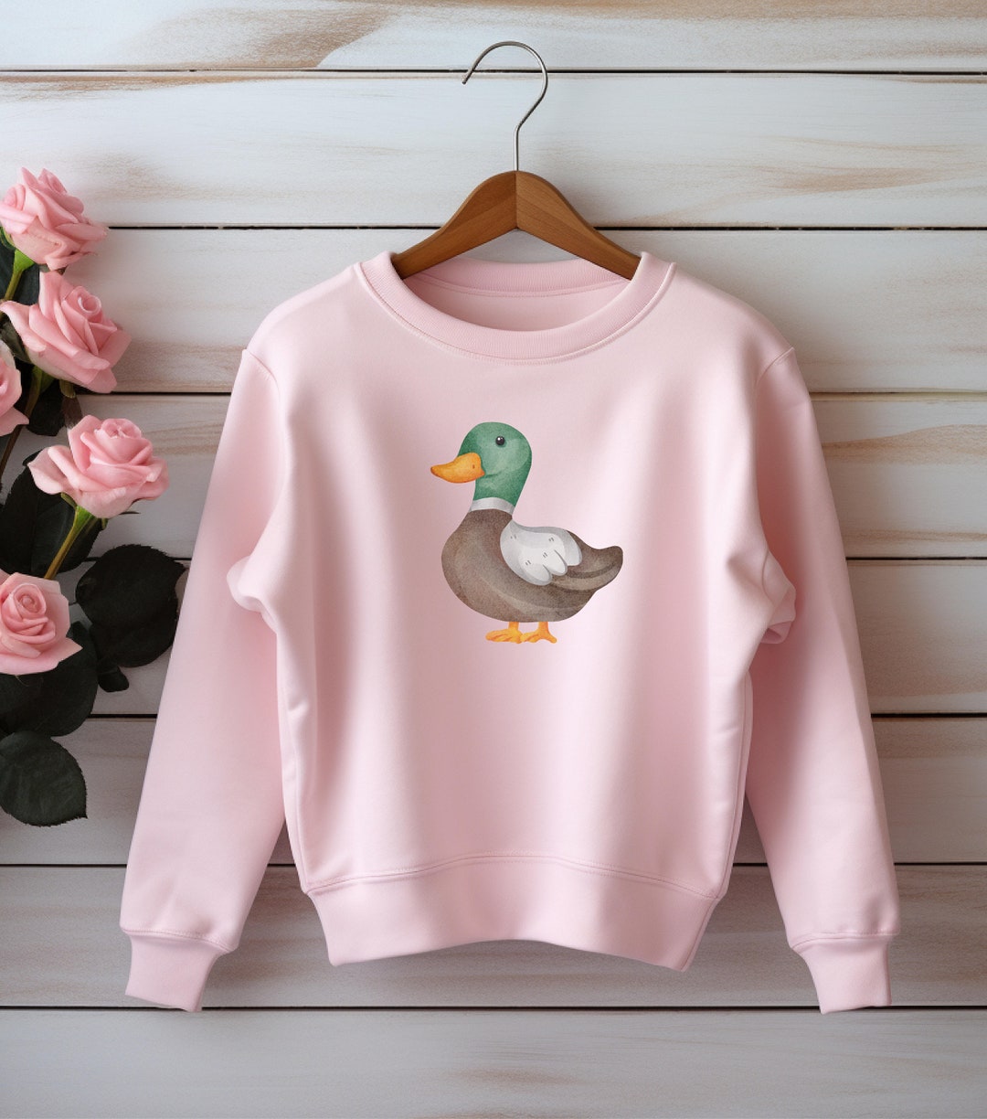 Duck Sweatshirt, Duck, Duck Logo, Animal Logo, Animal Sweatshirt, Duck ...