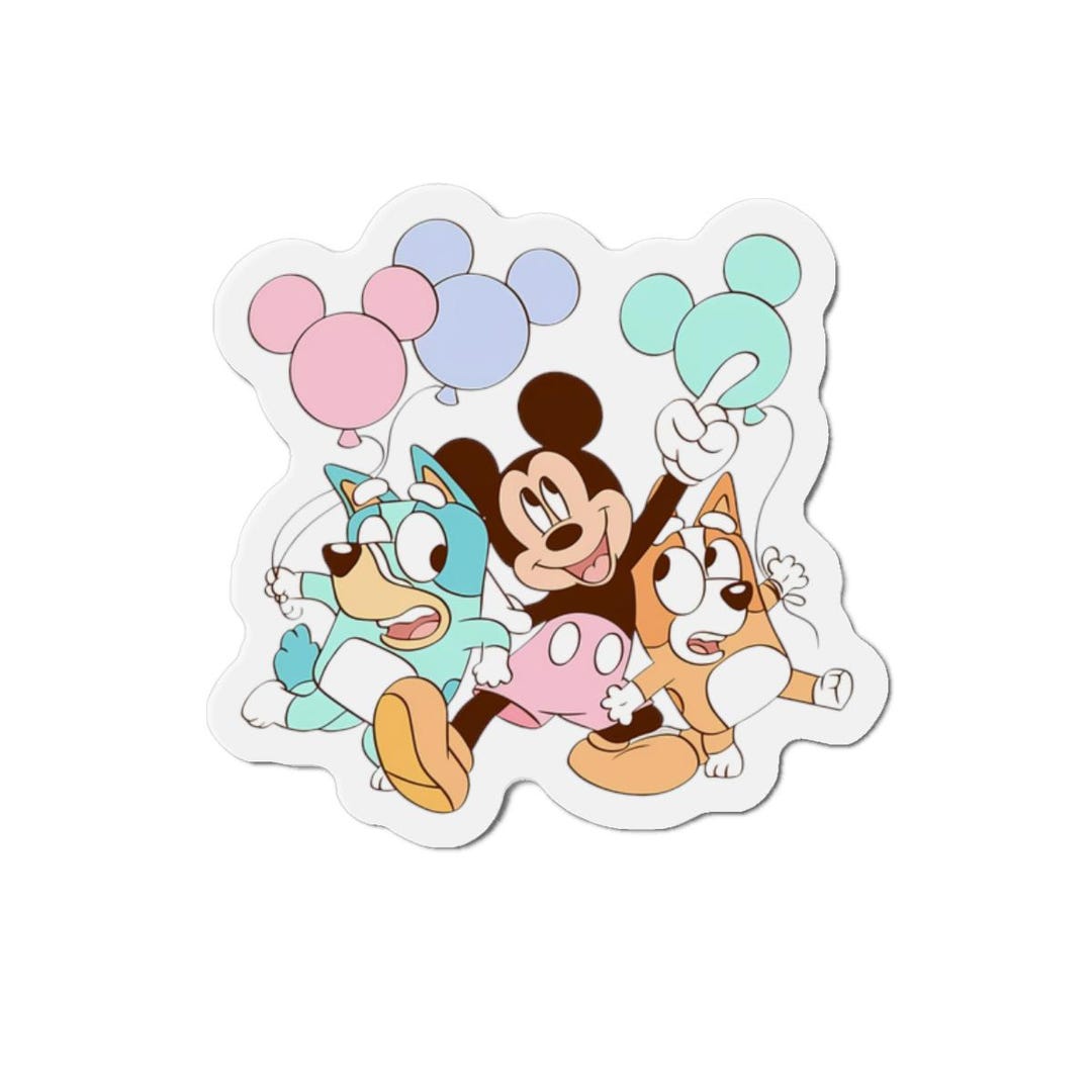 Bluey Mickey Disney Cruise Die-cut Magnets - Etsy