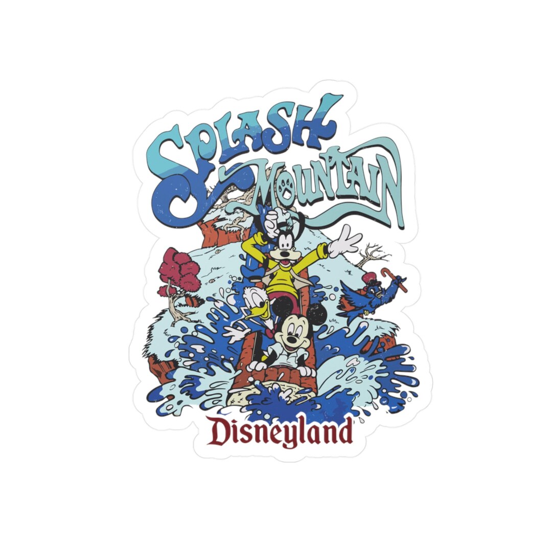 Splash Mountain Kiss-cut Vinyl Decals - Etsy