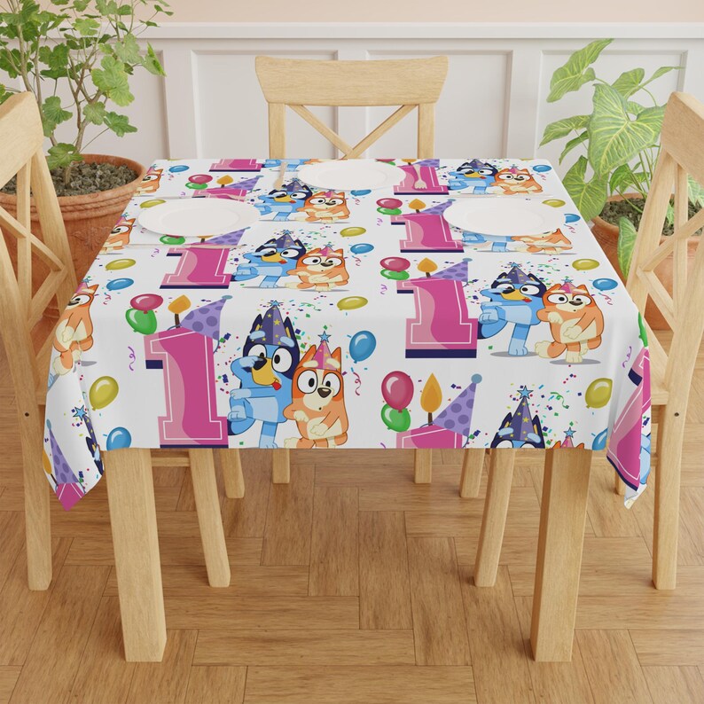 Bluey Birthday Tablecloth - Etsy