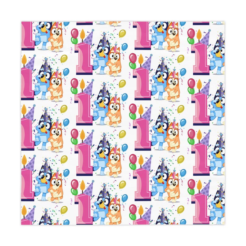 Bluey Birthday Tablecloth - Etsy
