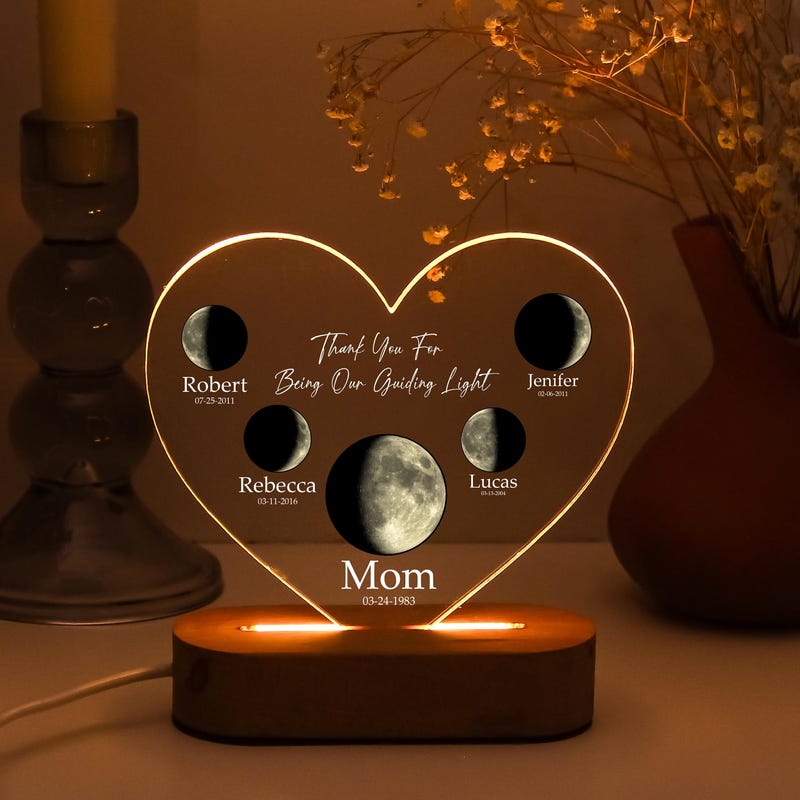 Moon Lamp - Etsy