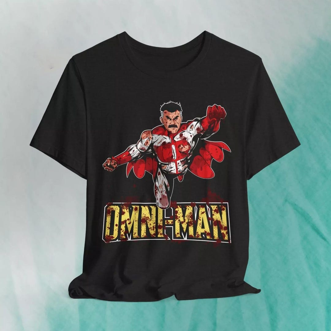 Omni Man Shirt, Invincible Mark Superhero Shirt, Comic Book Bootleg Fan ...