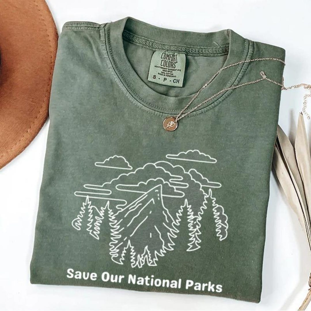 Save Our National Parks Comfort Colors Shirt, US National Parks Shirt ...