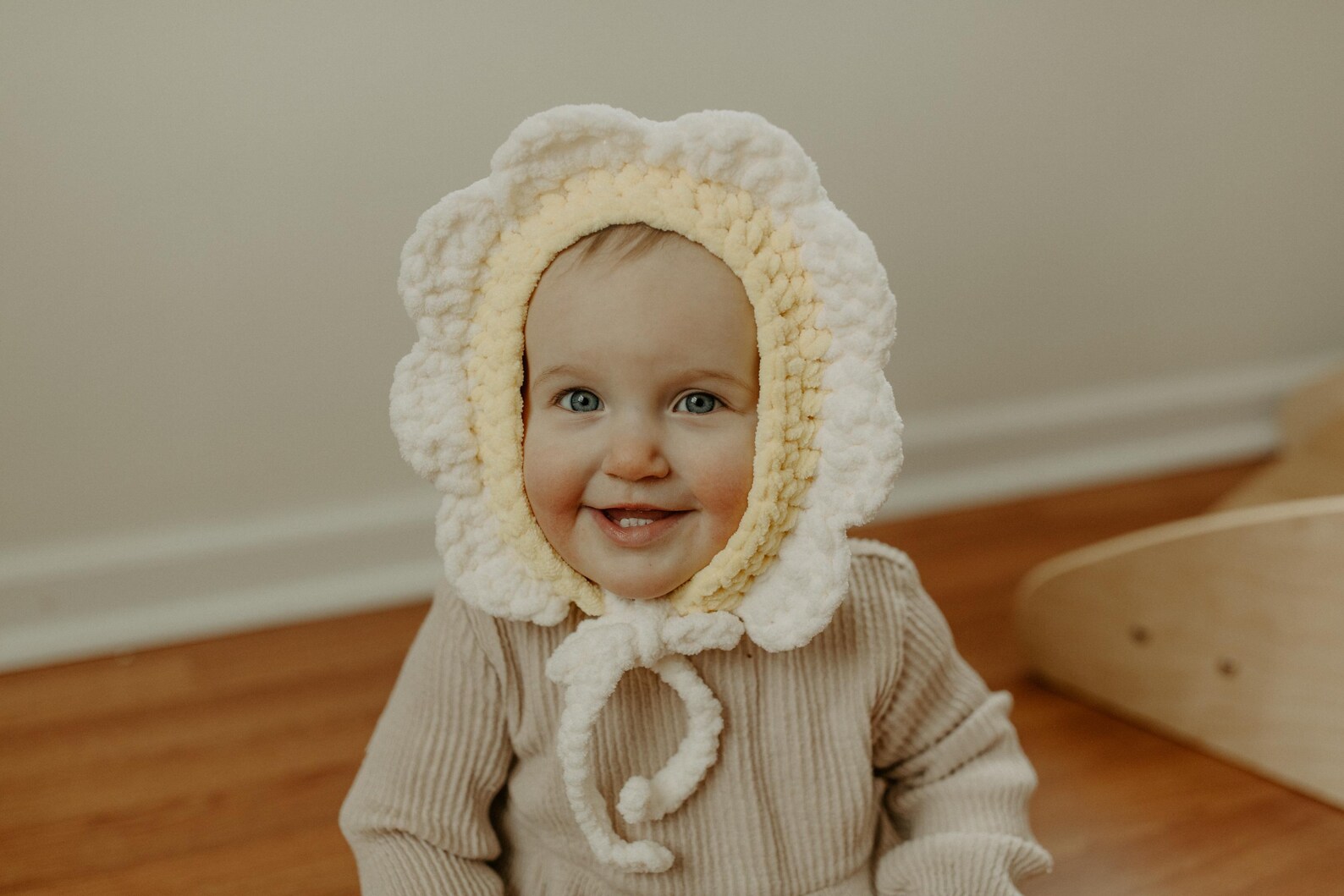 Daisy Face Bonnet Crochet Pattern | Sizes 0 Months-8 Years | Flower ...