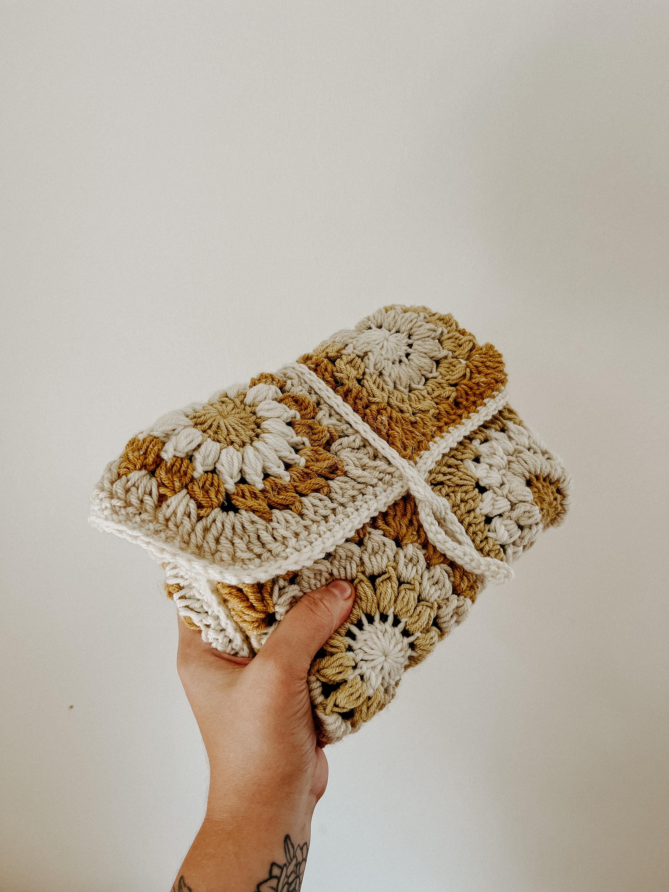 Crochet Sunburst Granny Square Bible & Book Sleeve - Etsy