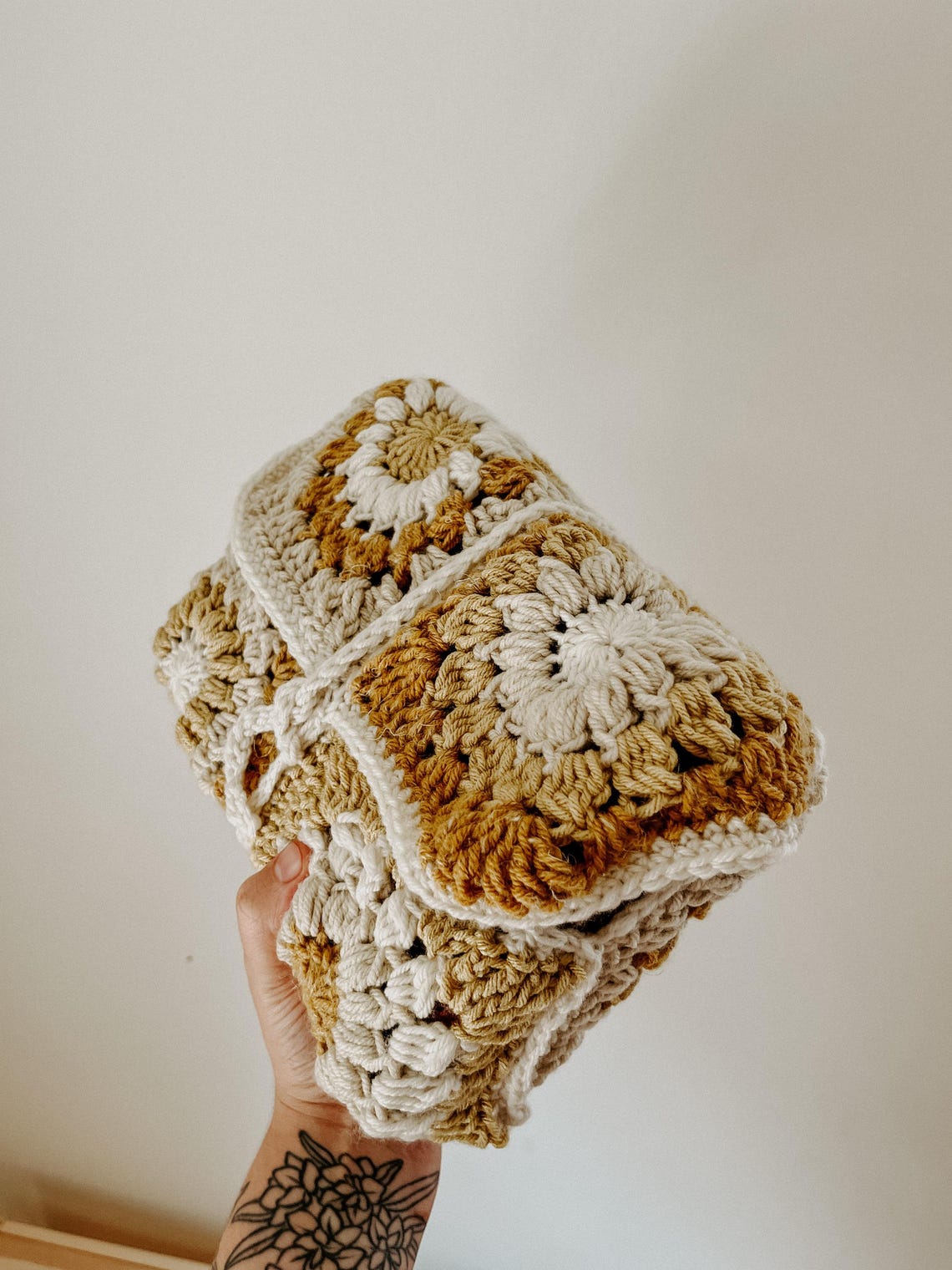 Crochet Sunburst Granny Square Bible & Book Sleeve - Etsy