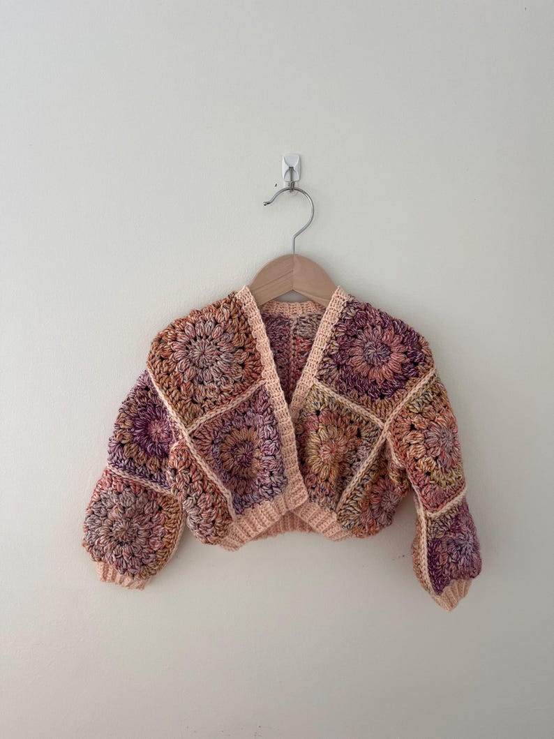 Baby/toddler Crochet Scrappi Cardi - Etsy
