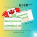 UBER EATS | All-in-one Excel Spreadsheet | Monthly Income | Expense and ...