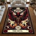 The Devil Tarot Card Rug, Fortune Rug, Bedroom Rug, Floor Rug, Area Mat ...