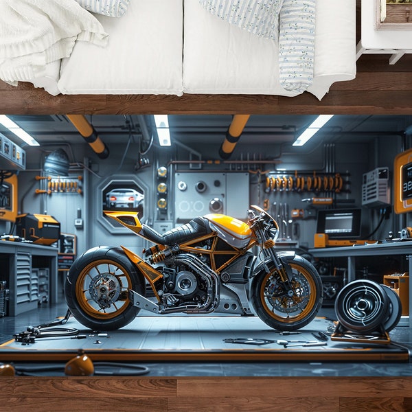 Motorcycle Rug - Etsy