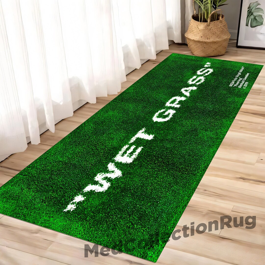 Wet Grass Balcony Carpet Balcony Runner Wet Grass Runner Green Rug ...