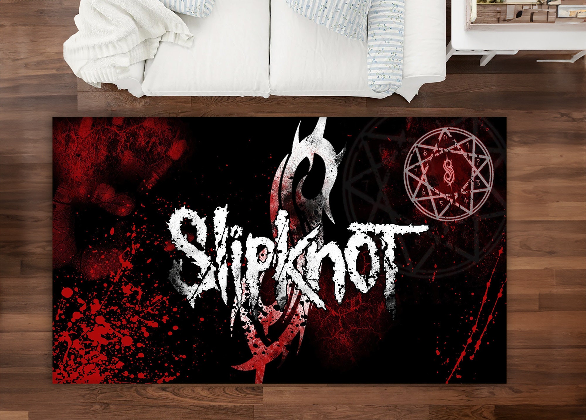 Slipknot Rug , Cool Rug , Rock Music Rug , Heavy Metal Rug , Popular ...