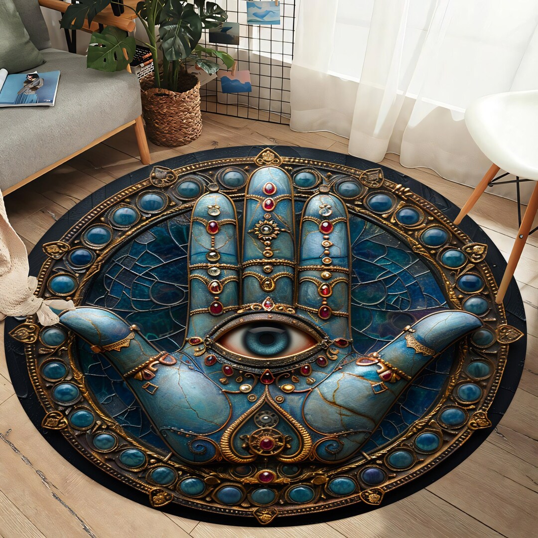 Evil Eye Bead Carpet That Protects From Evil, Lucky Decorative Carpet ...