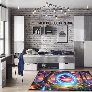 Anime Portal Rug, Portal Rug to the Anime World, Portal Rug for Gamers ...