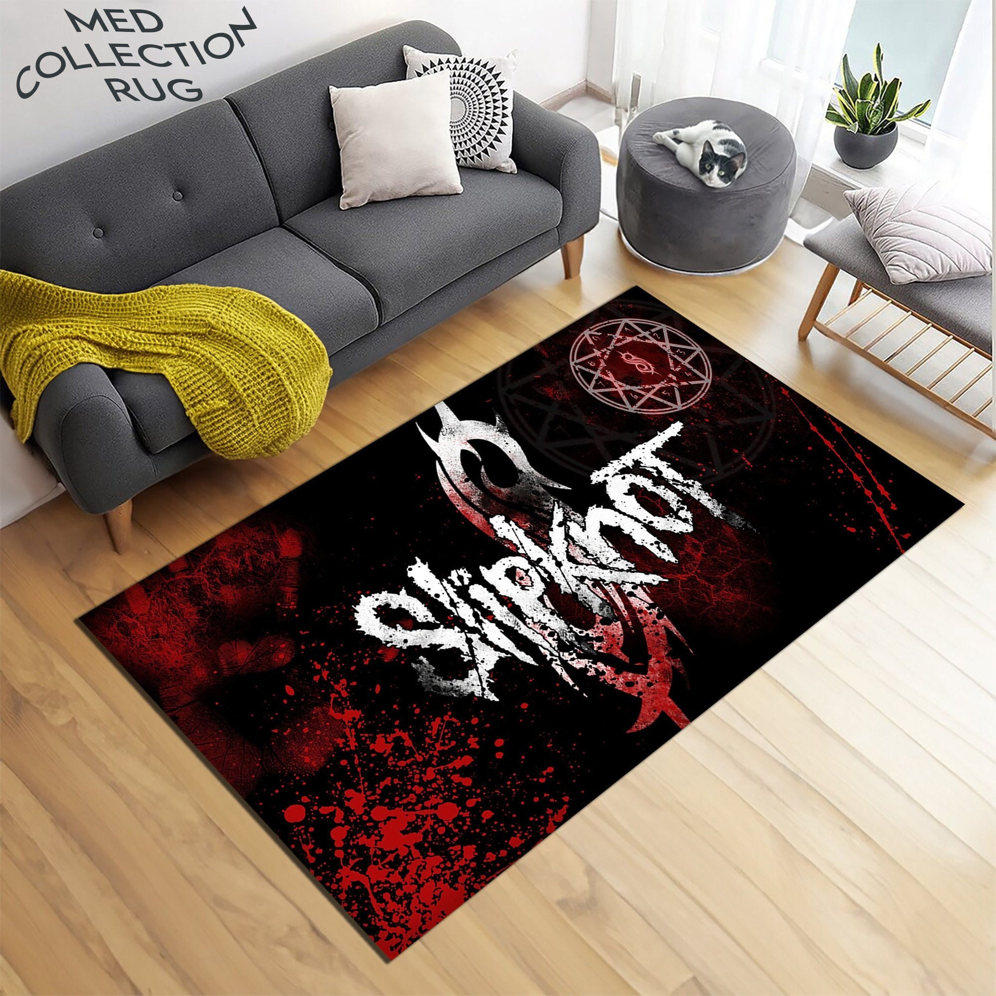 Slipknot Rug , Cool Rug , Rock Music Rug , Heavy Metal Rug , Popular ...