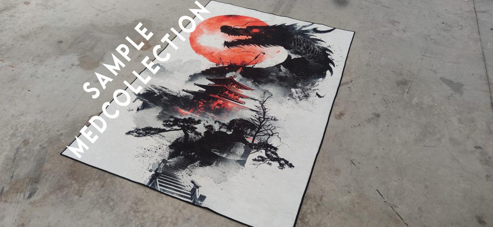 The Devil Tarot Card Rug, Fortune Rug, Bedroom Rug, Floor Rug, Area Mat ...