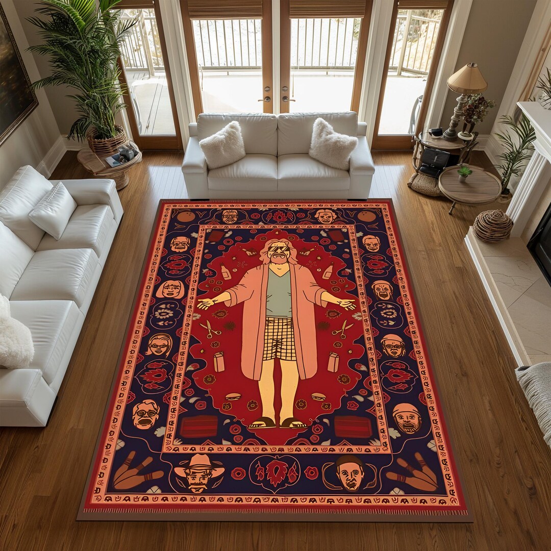 Big Brother Rug, the Big Lebowski, Dude Rug, Dude Floor Rug, Dude Area ...