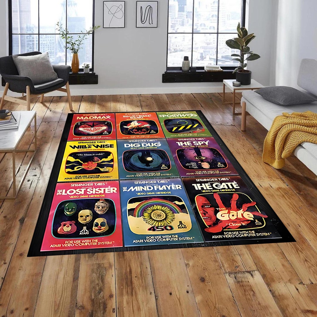 VHS Movie Rug, VHS Book Cover Rug, Retro Poster Rug, Vintage Design Rug ...