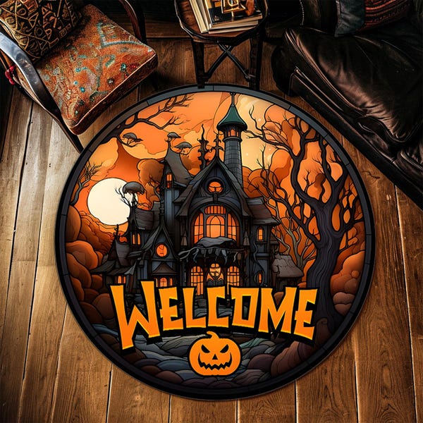 Halloween Rug - Etsy