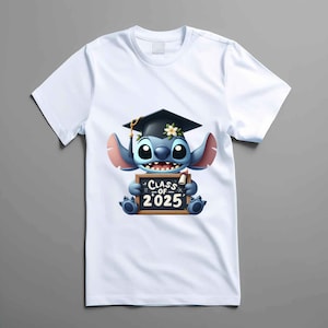 Stitch Graduation 2025 Clipart Images | Stitch Graduation Svg | Stitch ...