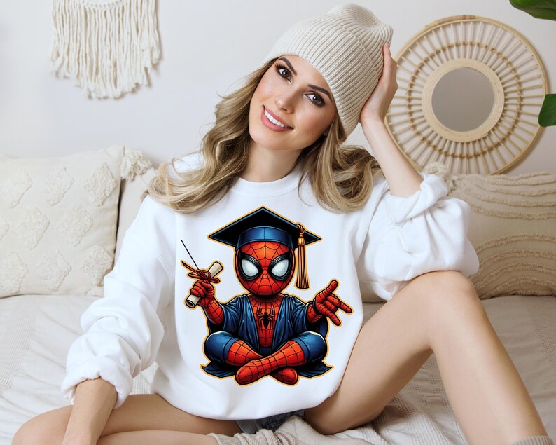 Cute Spidey Diploma, Graduation Watercolor Splash, Clipart Images ...