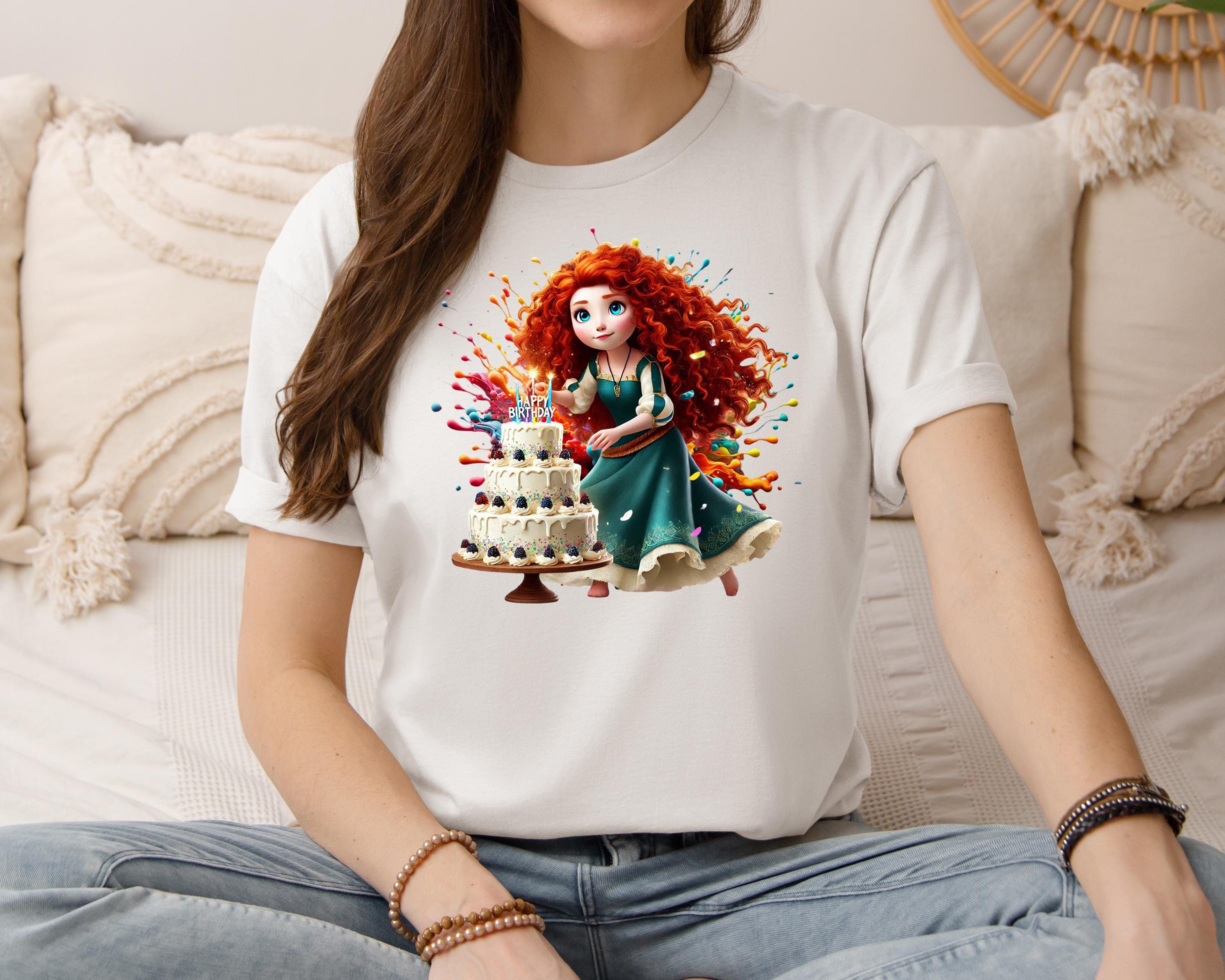 Merida Birthday Watercolor Splash, Clipart Images, Graphics and Artwork ...