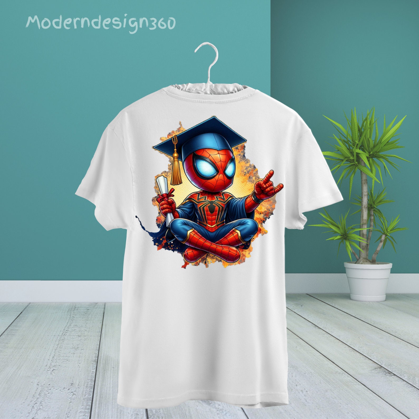 Cute Spidey Diploma, Graduation Watercolor Splash, Clipart Images ...