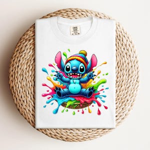 Stitch Winter Watercolor Splash Clipart Images Graphics and Artwork ...