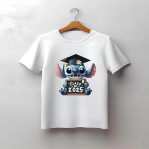 Stitch Graduation 2025 Clipart Images | Stitch Graduation Svg | Stitch ...