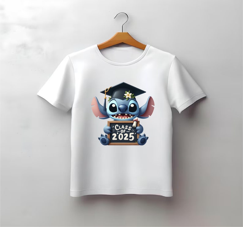 Stitch Graduation 2025 Clipart Images | Stitch Graduation Svg | Stitch ...