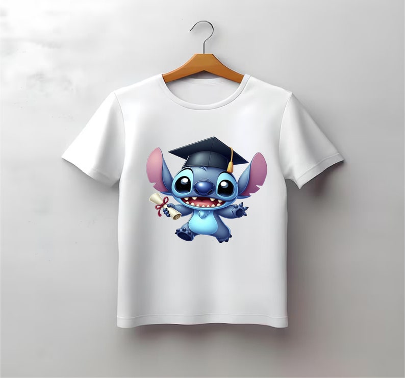 Stitch Graduation 2024 Clipart Images, Stitch Graduation Svg, Stitch ...
