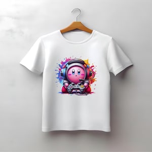 Kirby Gamer Watercolor Splash | Clipart Images | Graphics and Artwork ...