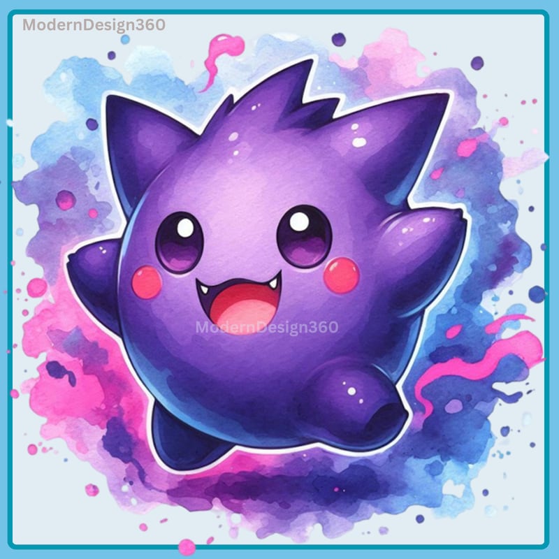 Cute Gengar - Etsy