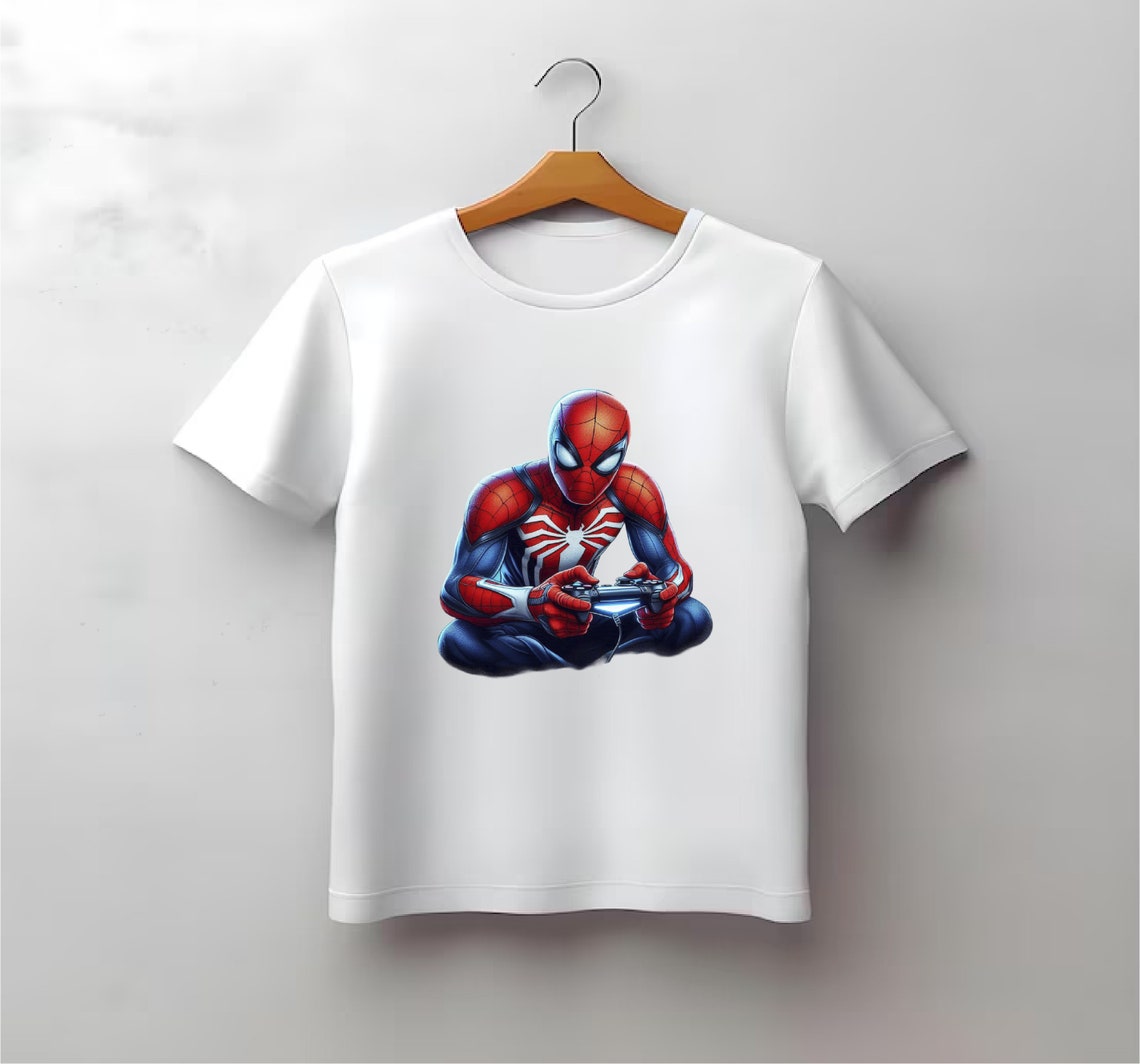 Spidey Gamer Watercolor Splash, Clipart Images, Graphics and Artwork ...