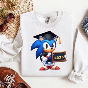 Sonic Graduation PNG Image, Clipart Images, Graphics and Artwork, PNG ...