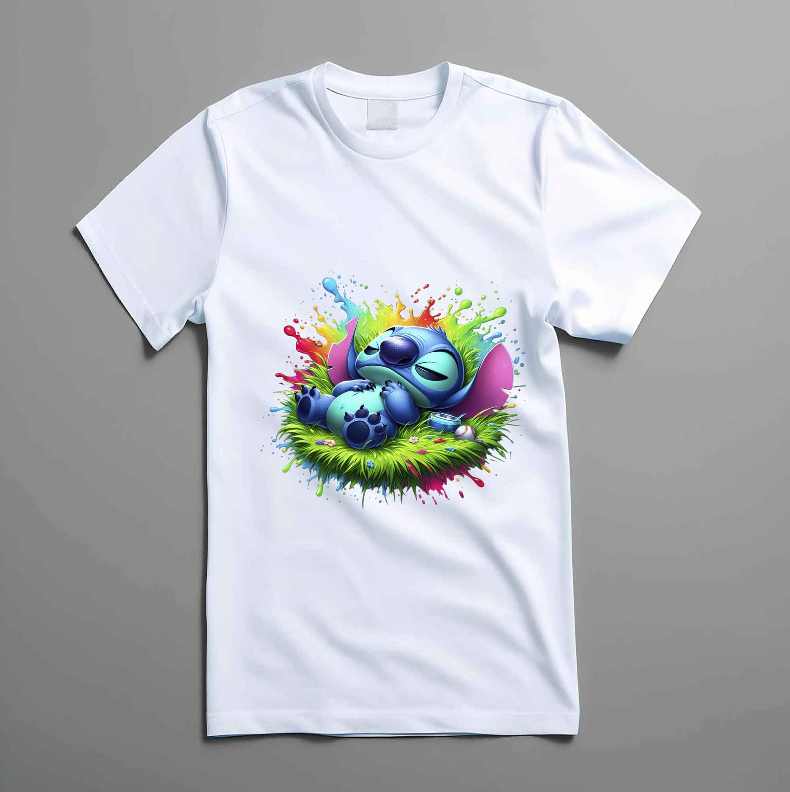 Stitch Nap Watercolor Splash, Clipart Images, Graphics and Artwork ...