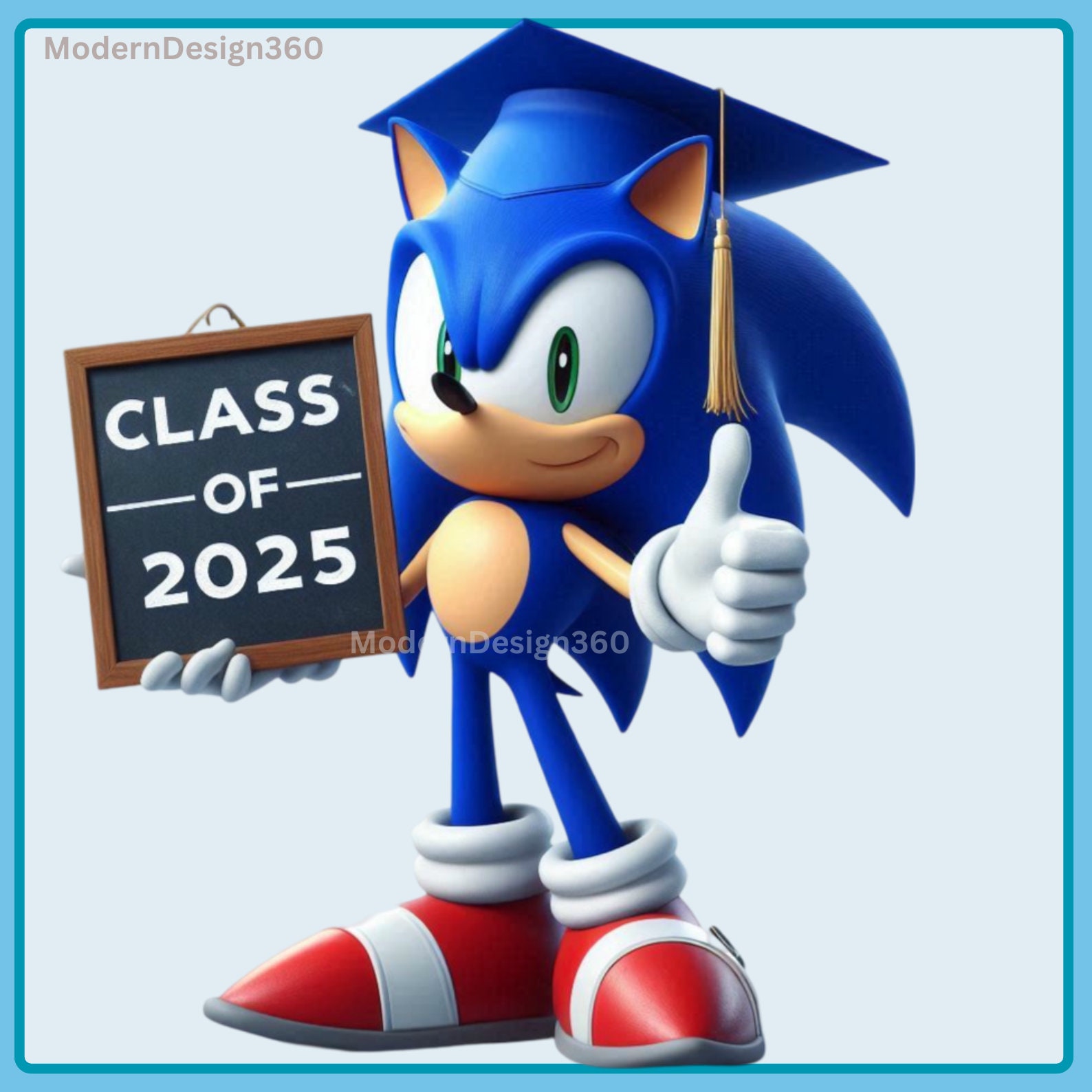 Sonic Graduation PNG Image, Clipart Images, Graphics and Artwork, PNG ...