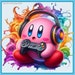 Kirby Gamer Watercolor Splash, Clipart Images, Graphics and Artwork ...